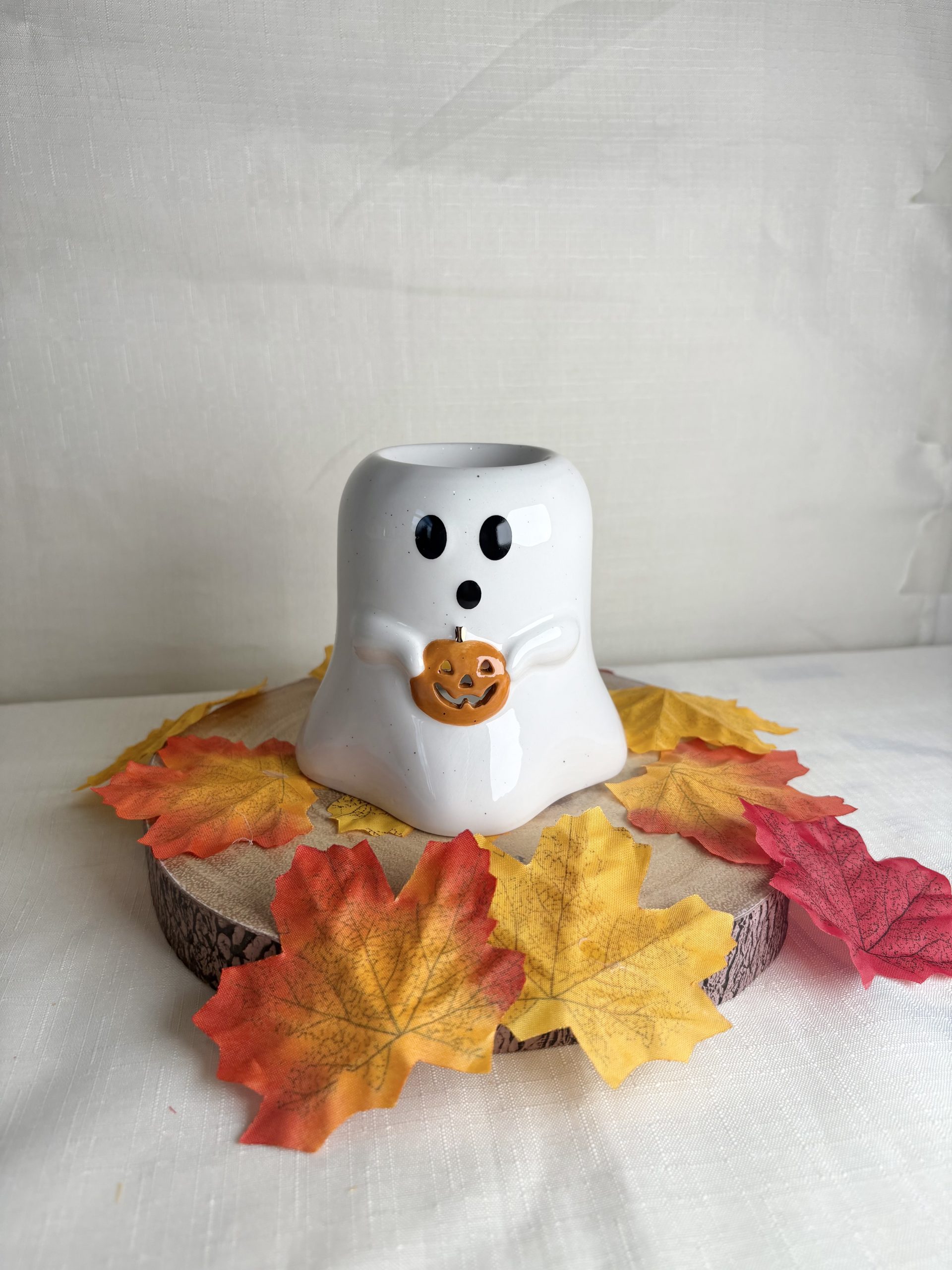 Wax melt warmer - Ghost with Pumpkin - MRB Inspired Scents